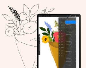 Procreate lernen: Color Drop Funktion erklärt - May & Berry